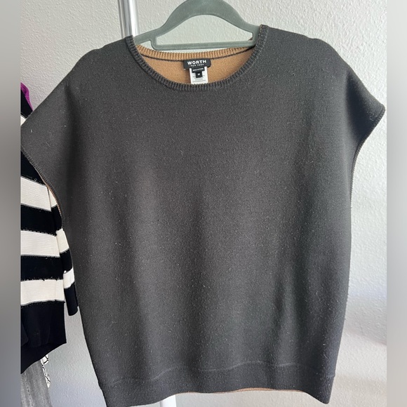 Worth | Tops | Worth New York Sweater Vest Brown | Poshmark